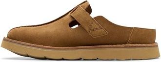 Clarks Mixte Solsbury Mule Sandal, Cola Suede, 44.5 EU