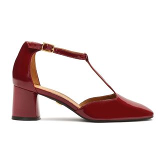 Kazar Maroon Pumps mit halboffenem lackiertem Obermaterial - - Shoes - Damen - Braun - 37 EU