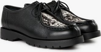 Kleman Derbies bi-mati&egrave;re en cuir