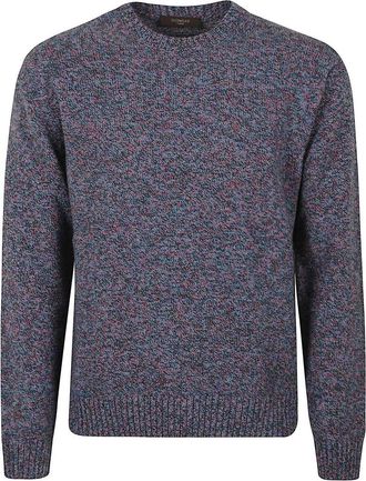 Zanone Pull Col Rond - Bleu