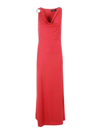 Lauren Ralph Lauren Robe Au Genou - Rouge