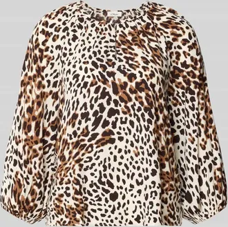 s.Oliver Red Label Relaxed Fit Langarmbluse aus reiner Viskose