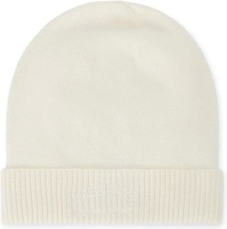 Iceberg Femme, Accessoires, Blanc, Taille: ONE Size Cashmere Beanie