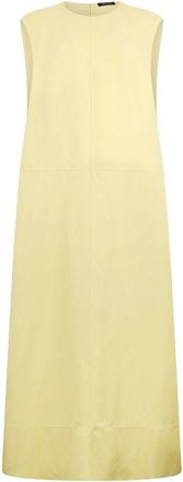 Fabiana Filippi Femme, Robes, Jaune, Taille: 44 FR Sleeveless Midi Dress