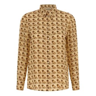 Valentino Garavani Petit Charles Print Shirt - - Blouses & Shirts - Damen - Beige - XS