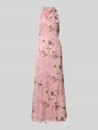 Mascara Abendkleid mit Neckholder und tiefem R&uuml;ckenausschnitt