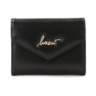 Kazar Kompakte Lederbrieftasche mit Druckknopfverschlussklappe - - Accessories - Damen - Schwarzk - ONE SIZE
