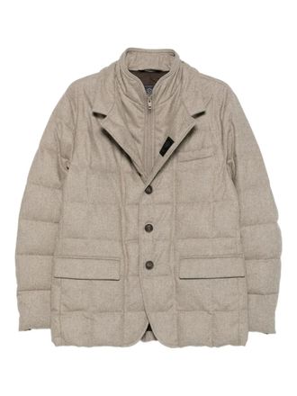 Fay veste matelassée à boutonnière - Tons neutres