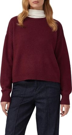 s.Oliver Strickpullover aus Wollmix mit RIPP-Details