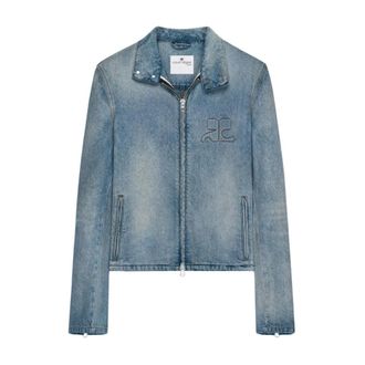 Courr&egrave;ges Denim Jacke - - Jackets - Herren - Blau - L