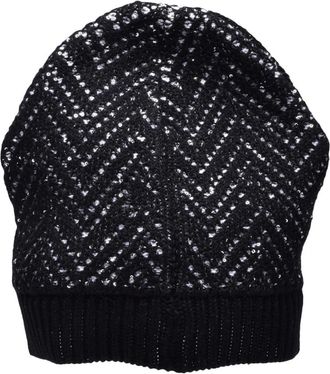 Missoni Femme, Accessoires, Noir, Taille: ONE Size Bonnet en m&eacute;lange de coton et polyester