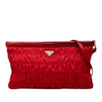 Prada Pre-owned Vintage Umh&auml;ngetasche - - Pre-owned - Damen - Rot - ONE SIZE