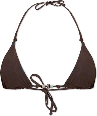 Bond-Eye Femme, Maillots de bain, Brun, Taille: 36/38 FR Indi Triangle Bikini Top