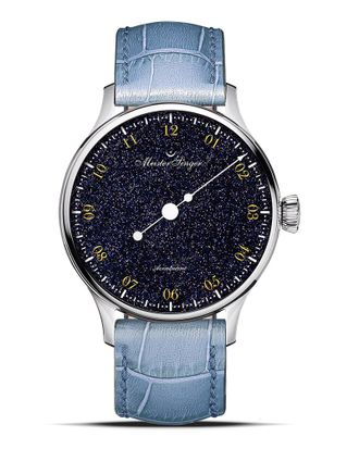 MeisterSinger Pangaea Aventurine Blau Herrenuhr PMN9908AV