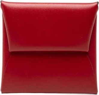 Herm&egrave;s Porte-monnaie doccasion - Femme - Pre-owned - Rouge - Taille: ONE Size