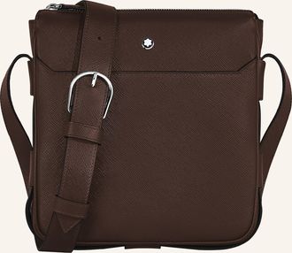 Montblanc Saffiano-Umh&auml;ngetasche Sartorial braun