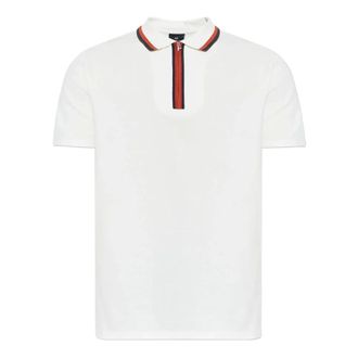 Paul Smith Homme, Tops, Blanc, Taille: XL Polo avec D&eacute;tails Contrast&eacute;s