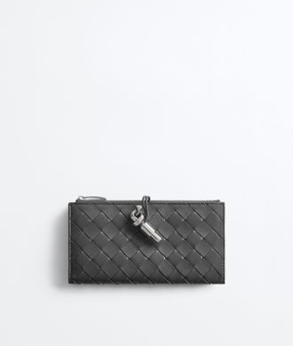 Bottega Veneta Portefeuille long Andiamo - Gris - Femme - Unisex