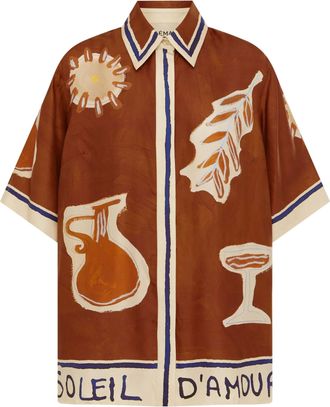 Alemais Chemise Soleil DAmour Soie Al&eacute;mais