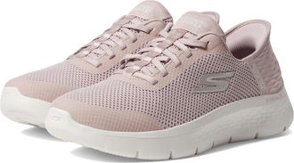 Skechers Go Walk Flex Damen-Sneaker, freih&auml;ndig, Malvenfarben, 37.5 EU Weit