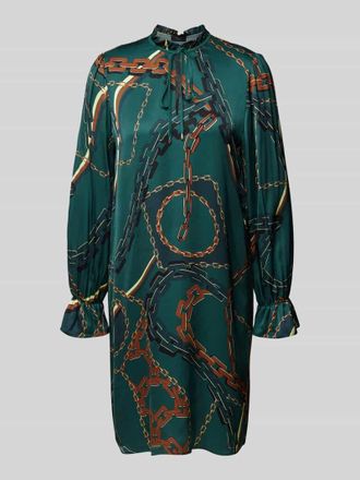 Marc Cain Knielanges Kleid mit Schl&uuml;sselloch-Ausschnitt