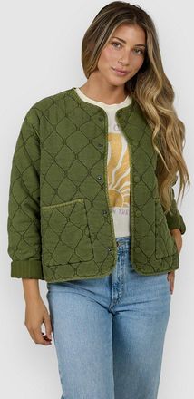 Salty Crew Camp Jacke fern