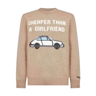 Saint Barth Heron Pullover - - Knitwear - Herren - Beige - M