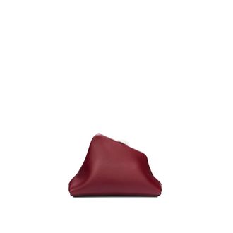 The Attico Femme, Sacs, Brun, Taille: ONE Size Burgundy Clutch Day Off Small