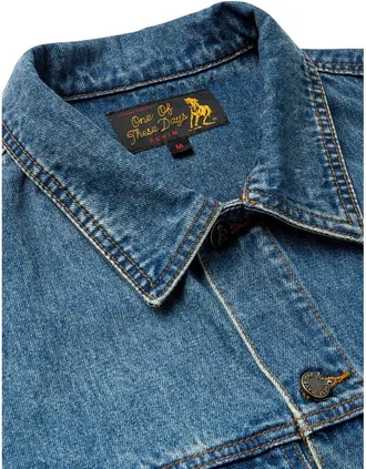 One Of These Days Waind Denim Jacket - Blue
