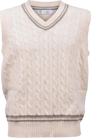 Brunello Cucinelli Homme, Pulls, Beige, Taille: L Cashmere Sweater