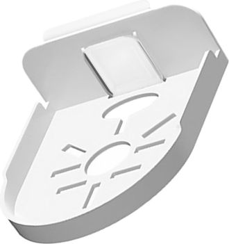 DOITOOL Wandhalterung ohne Bohren Weißer Schwebender Aufbewahrungshalter für Überwachungskameras und Lautsprecher Selbstklebende Halterung mit Kabelmanagement