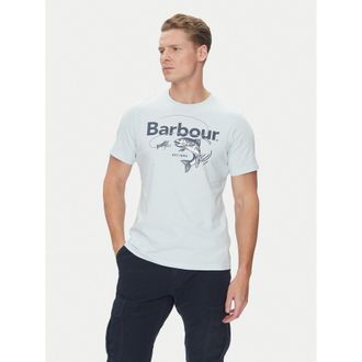 Barbour T-Shirt Lydd MTS1396BU61 Himmelblau Regular Fit
