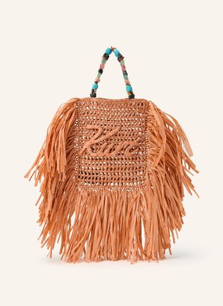 Kurt Geiger Handtasche Kurt Mini Mit Schmuckperlen orange