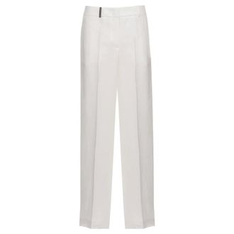 PESERICO Damen, Hosen, Wei&szlig;, MGr&ouml;&szlig;e