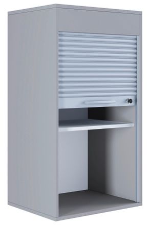 MID.YOU Mid.you Aktenschrank, Grau, Holzwerkstoff, 1 F&auml;cher, 50x93x40 cm, abschlie&szlig;bar, Arbeitszimmer, Aktenschr&auml;nke