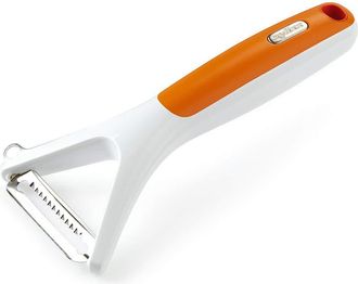 Zyliss E950019 Smooth Glide Julienneschneider, Sparschäler, Kreiert dünne Obst- und Gemüsestreifen, Spülmaschinenfest 5 Jahre Garantie