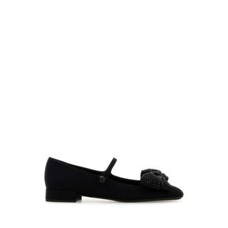 Valentino Garavani Femme, Chaussures, Noir, Taille: 38 1/2 EU Ballerines Mary Jane &agrave; Orn&eacute;