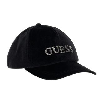 Guess Rhinestone Logo Cap - - Accessories - Damen - Schwarzk - ONE SIZE