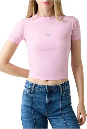 Guess Femme, Tops, Rose, Taille: 40 FR J1314 T-Shirt