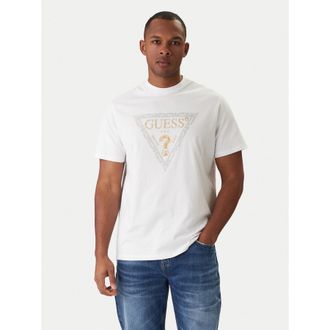Guess T-Shirt M6RI15 I3Z14 Wei&szlig; Regular Fit