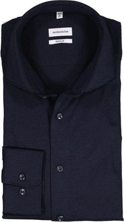 Seidensticker Seidensticker Herren Hemden blau Jersey