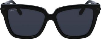Ferragamo Femme, Accessoires, Noir, Taille: ONE Size Sf1085S571600 Lunettes de soleil