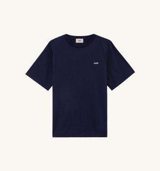 Autry T-SHIRT EN COTON AVEC LOGO BROD&Eacute; POUR FEMME