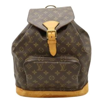 Louis Vuitton Pre-owned Canvas Backpack - - Pre-owned - Damen - Braun - ONE SIZE