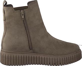 Jana Femme Softline 8-25461-41 Komfortable Mehrweite Bequemschuh Modisch Schlupfstiefel Alltagsschuhe Bottine Chelsea, Stone, 37 EU Large