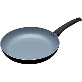 MasterClass Umweltfreundliche Bratpfanne Masterclass de Ceramic Non-Stick Chemical-Free Induction Cooktop Ready, Large, Aluminium / Iron, Black / Blue, 30 cm