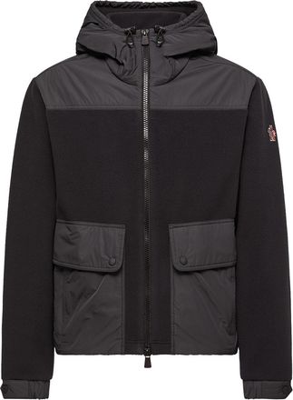 Moncler Moncler Cardigan Zipp&eacute; En Polartec, Homme, Noir, Taille: Xxl