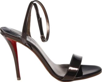 Christian Louboutin Femme, Chaussures, Brun, Taille: 37 EU Miss Z 100 Sandal