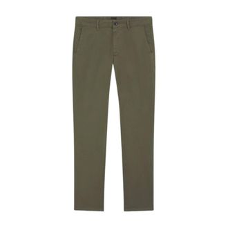 HUGO BOSS Homme, Pantalons, Vert, Taille: W35 Chino Slim