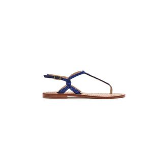 Maliparmi Maliparmi, Femme, Chaussures, Bleu, Taille: 37 EU Sandales Cuts & Beads